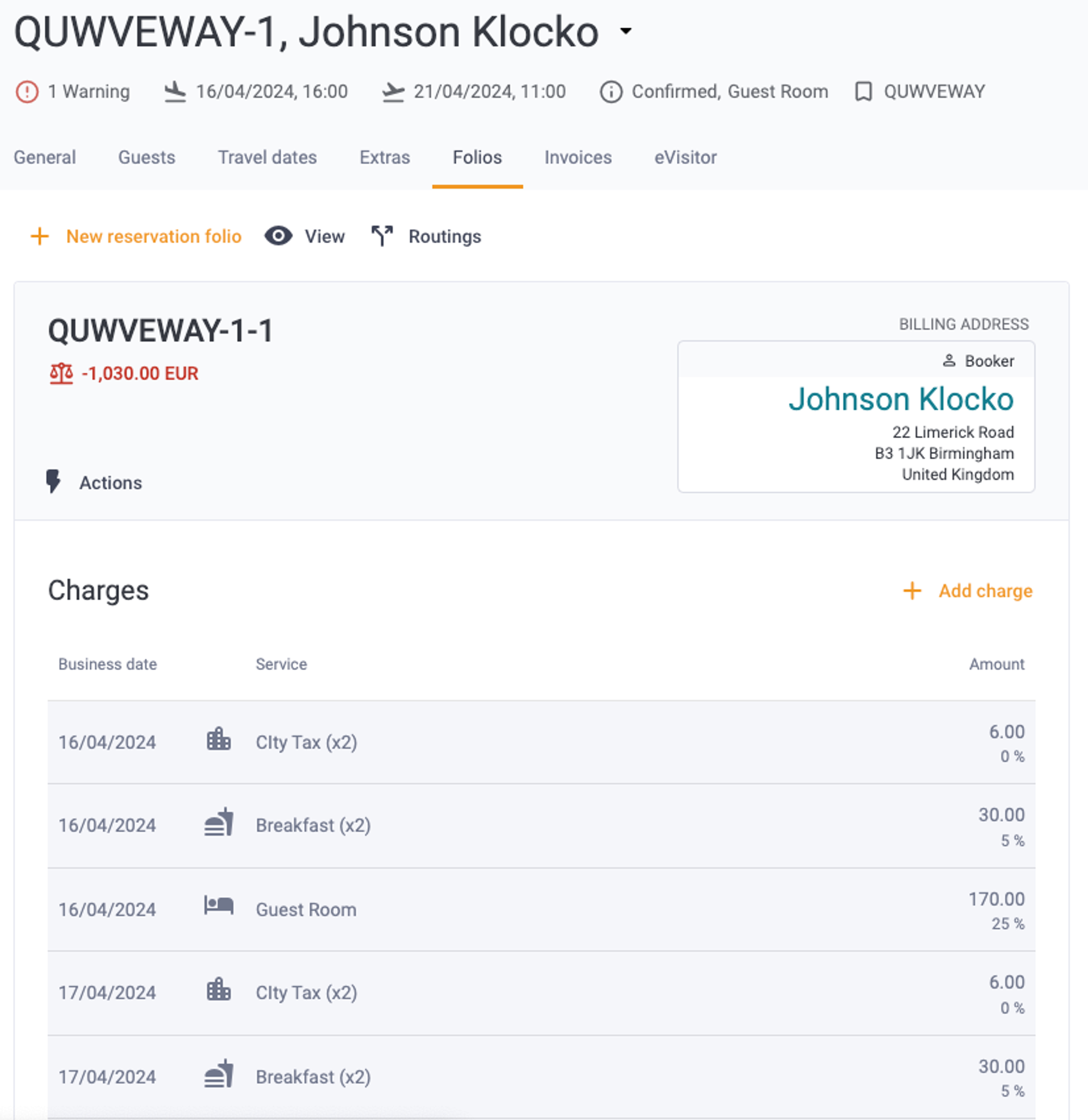 Italy – Apaleo Help Center