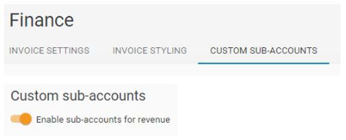 Differentiation Using Sub-Accounts – Apaleo Help Center