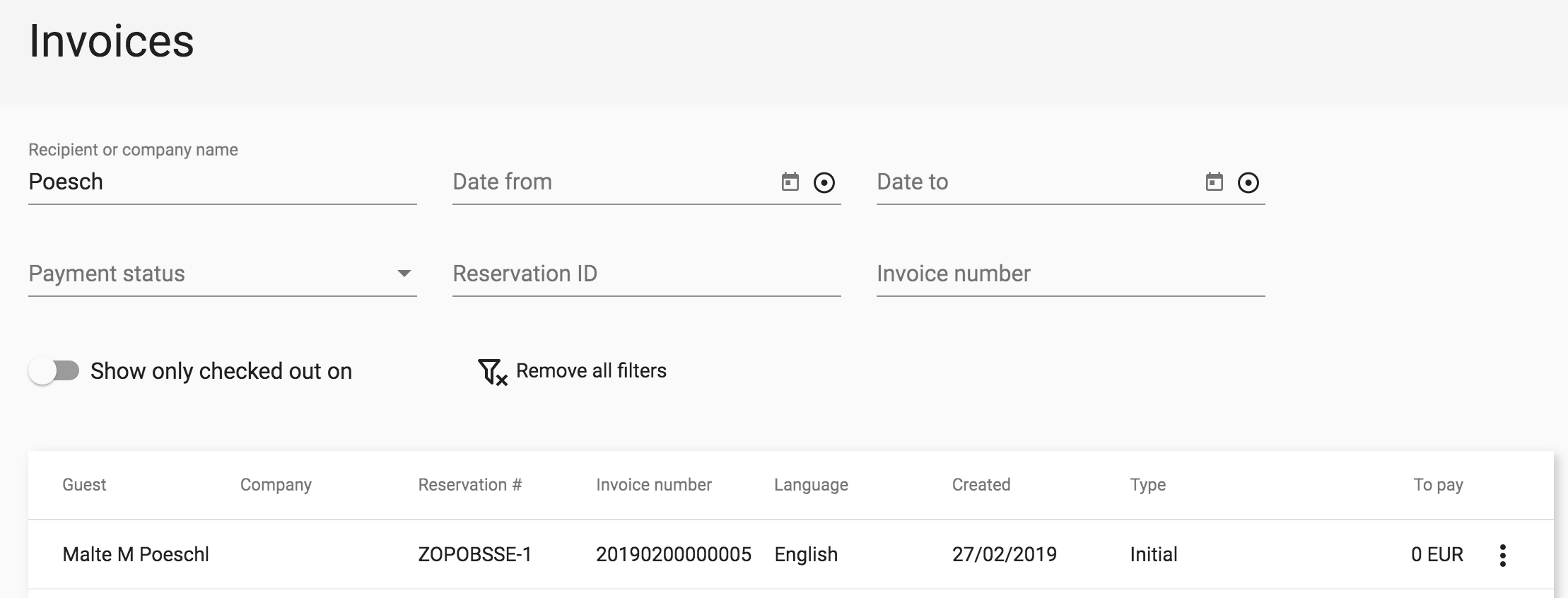 How to correct invoices – Apaleo Help Center